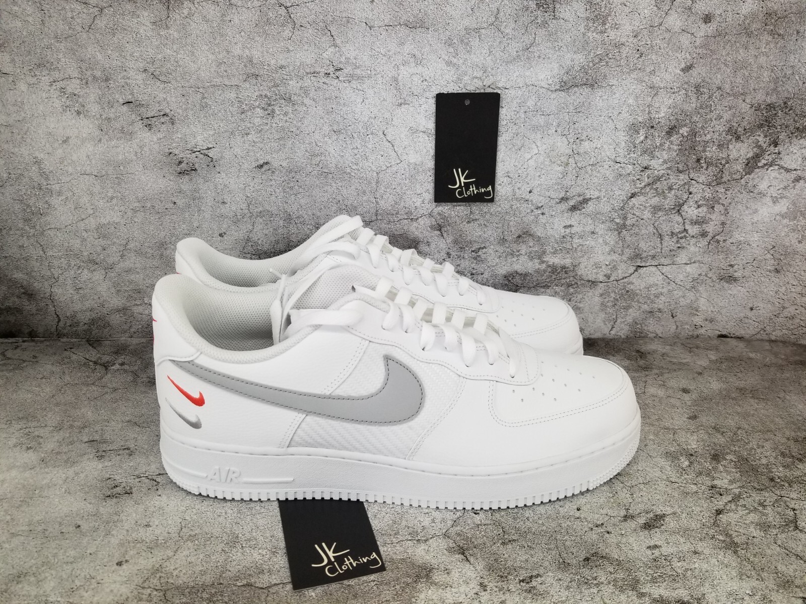 FD0666 100 NIKE AIR FORCE 1 '07 LOW SE MINI SWOOSH MEN'S 11 white | eBay