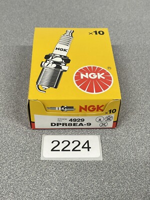 Pack of 10 NGK 4929 Spark Plugs DPR8EA9 Honda Triumph Yamaha Suzuki ...