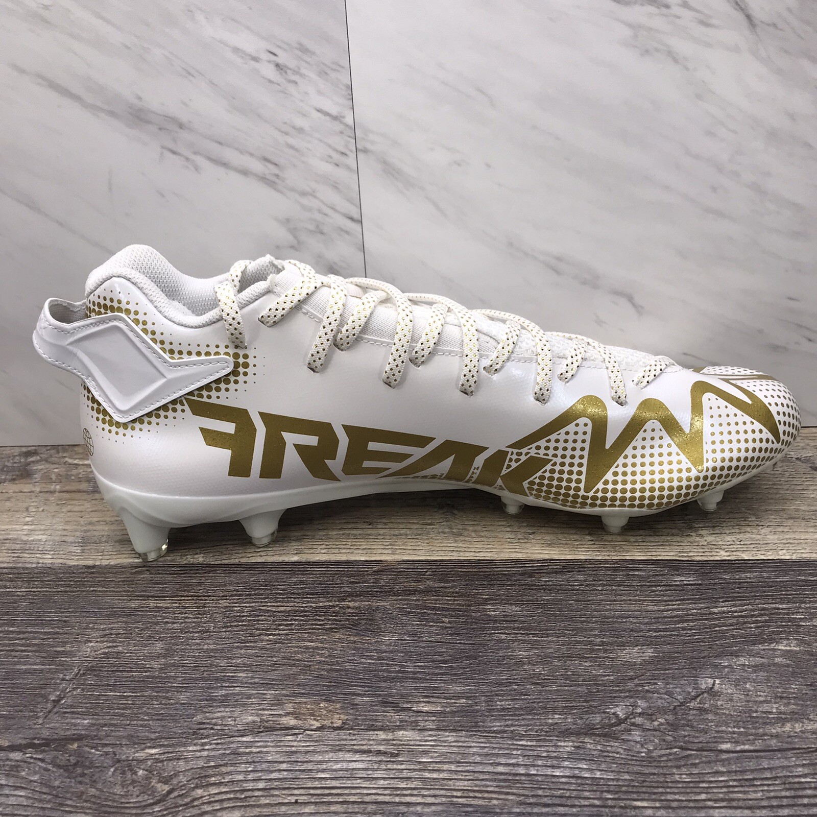 Size 13 - adidas Freak 22 White Gold Metallic for sale online | eBay