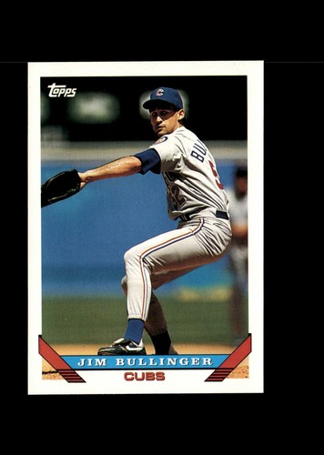 Jim Bullinger : 1993 Topps MLB Baseball Card #101 : Chicago Cubs | eBay