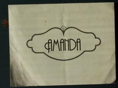 1979 The Amanda Mexican Restaurant Chain menu VINTAGE & RARE--- | eBay