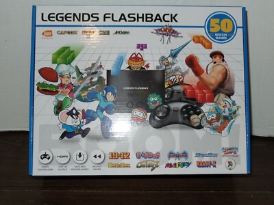 NEW SEALED AtGames Flashback Zone Legends Flashback Console 50 Built In ...