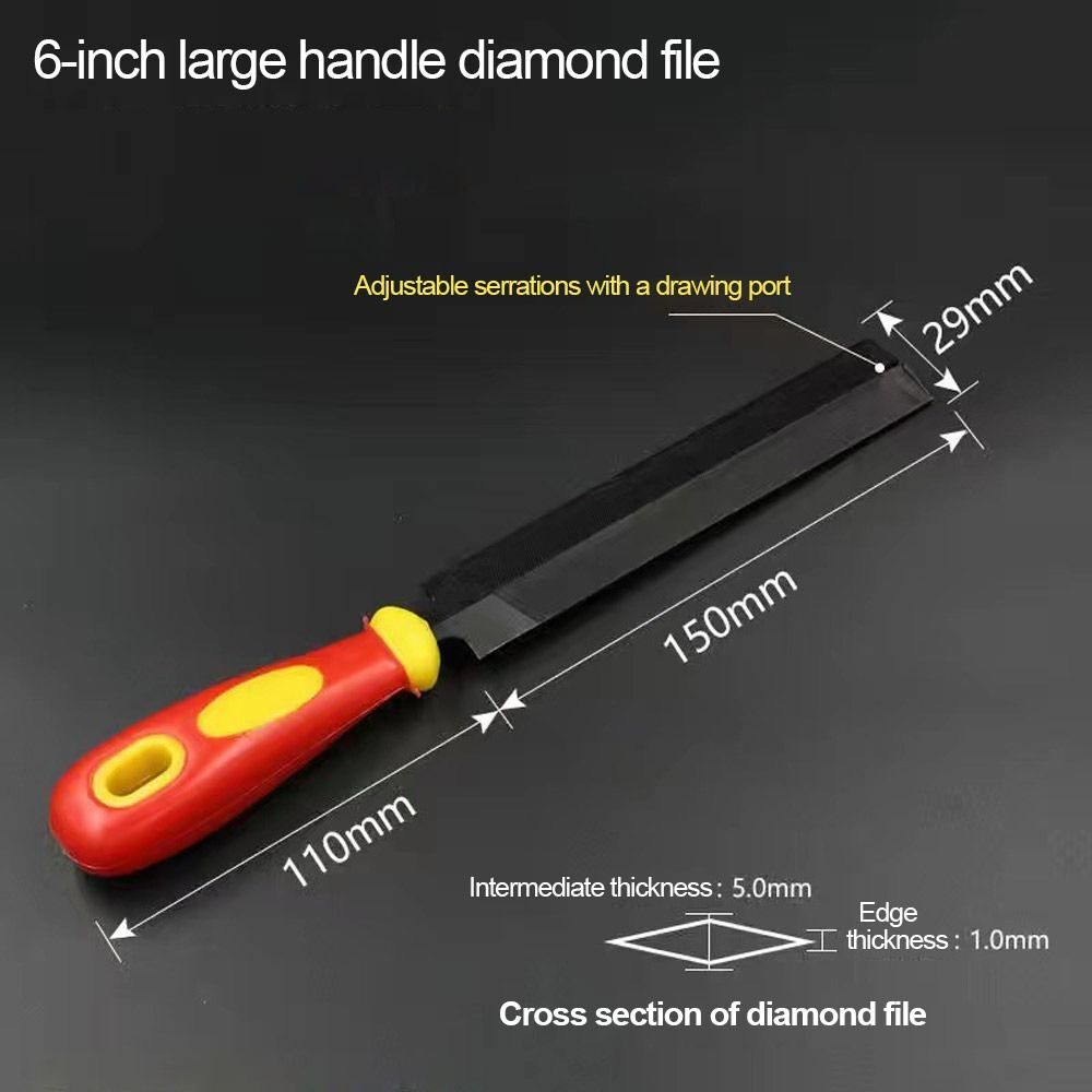 Hand Tools Shaping Grinding Hand Saw Sawing File Diamond-Shaped Files ...