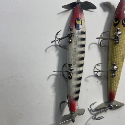 Five Vintage Devil Horse Fishing Lures | eBay