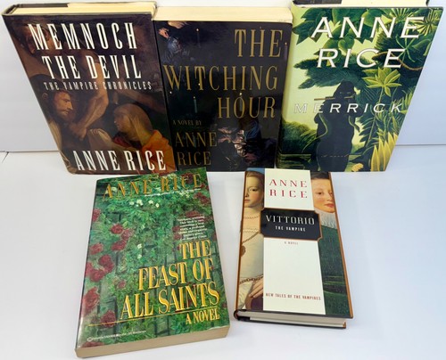 Ann Rice Book Lot of 5 Vittorio Feast of All Saints Witching Hour ...