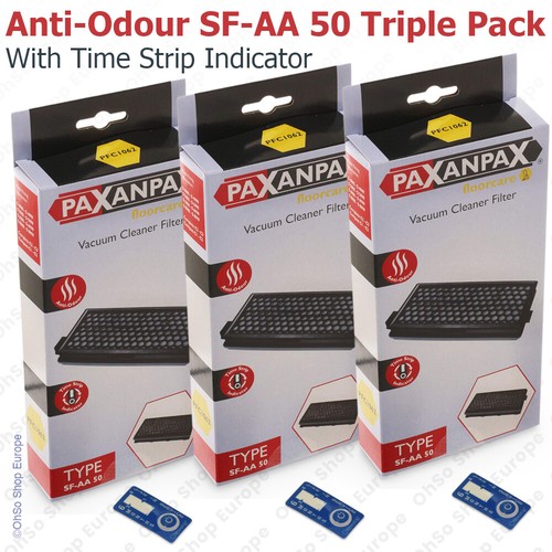 3X Filtro In Carbone Attivo Anti-Odore Per Aspirapolvere MIELE S8000 ...