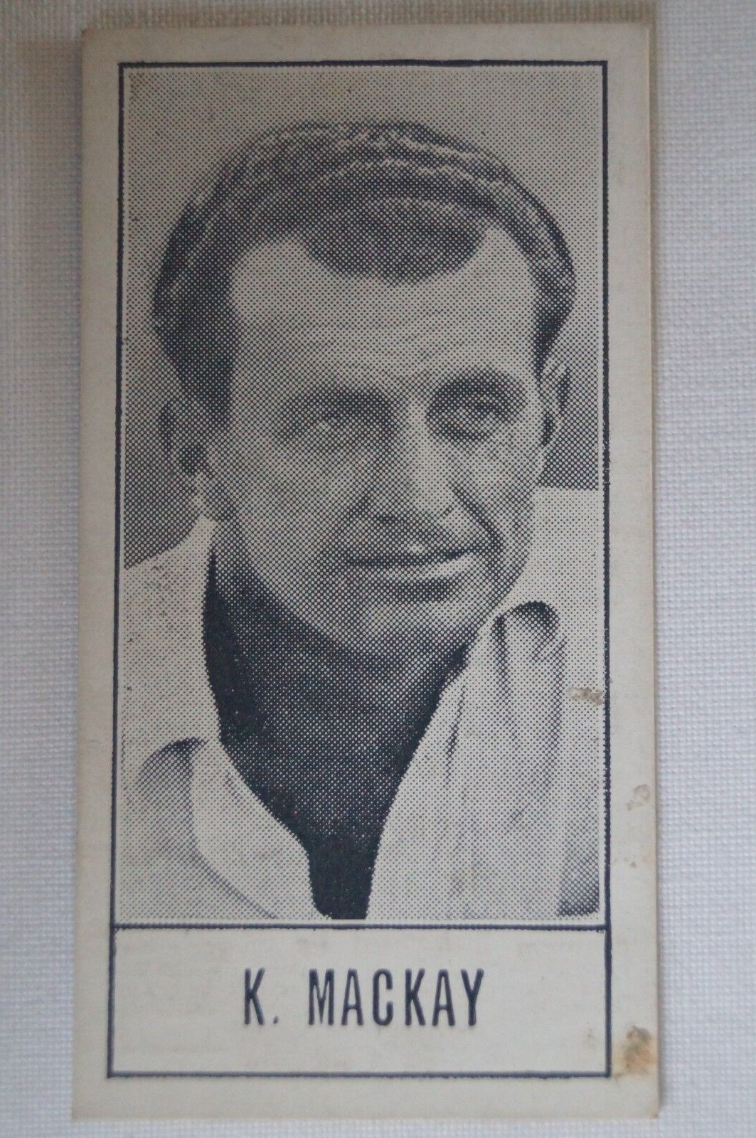 Cricket 1956 - Vintage Collectable - Barratt Cricket Card - Ken Mackay | eBay
