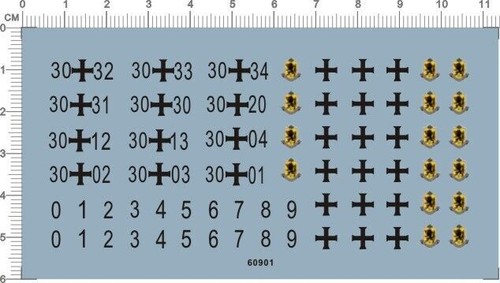Detail Up 1/72 WWII German Luftwaffe Military Insignias Model Water ...