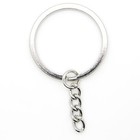 500 pcs Keychain Split Ring 1-1/4" 32mm with Extender Chain Keyring ...