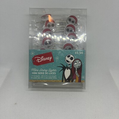New Jack Skellington Nightmare Before Christmas Mini String Lights 20 ...