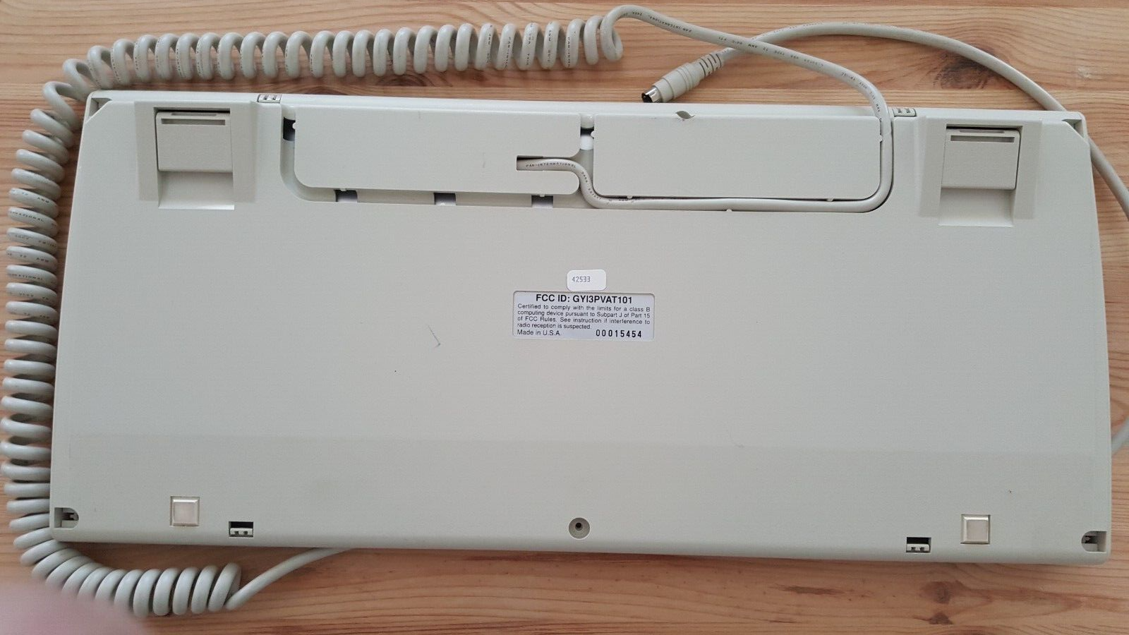 Vintage Old Logo Dell AT101 GYI3PVAT101 ALPS Salmon Mechanical Keyboard ...