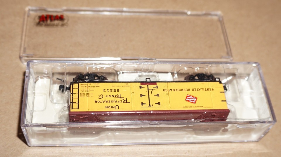 Atlas 40' Woodside Reefer Car 41459 N Scale Milwaukee Road #85213 New ...