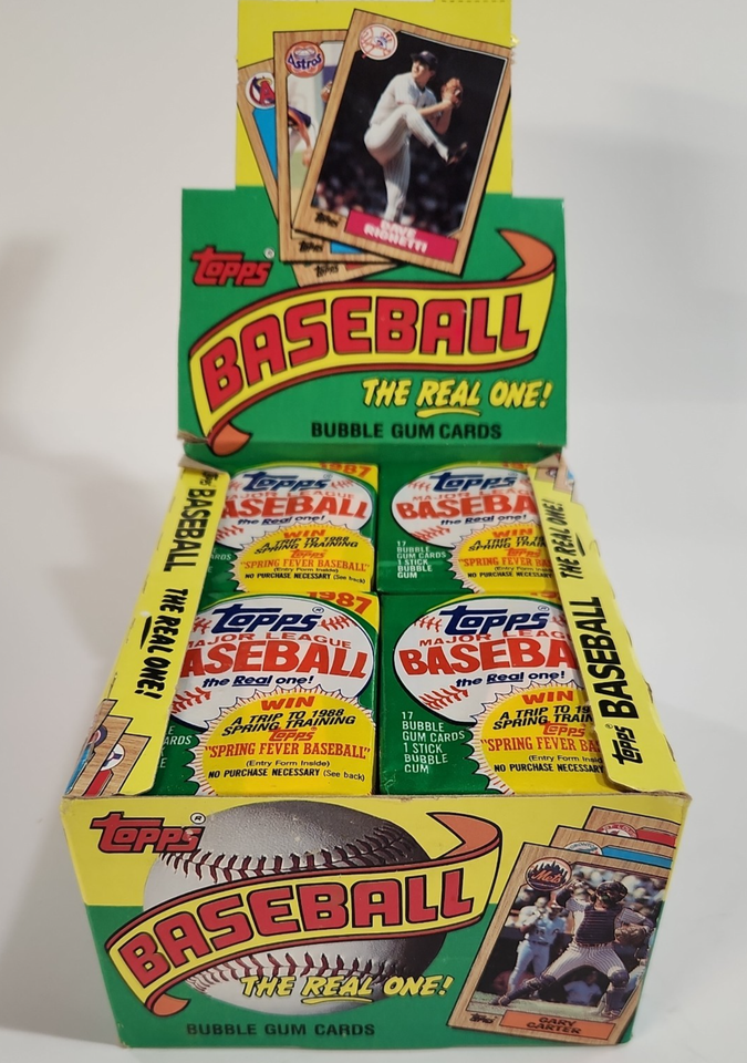 1987 Topps Baseball Wax Packs (9) Pack Lot Factory Sealed Unopened | eBay