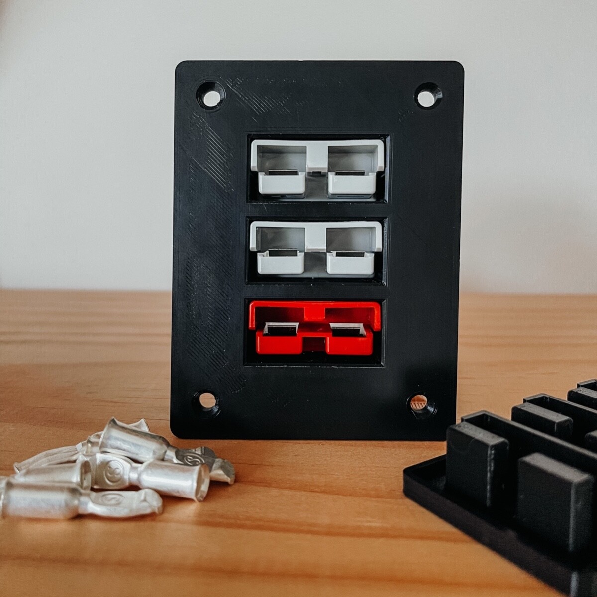 Flush Mount Triple Anderson Plug Panel SB50 50Amp l PLUS FREE Dust ...