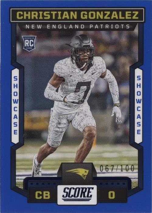 2023 Score - Rookies Christian Gonzalez #381 Showcase /100 (RC) for ...