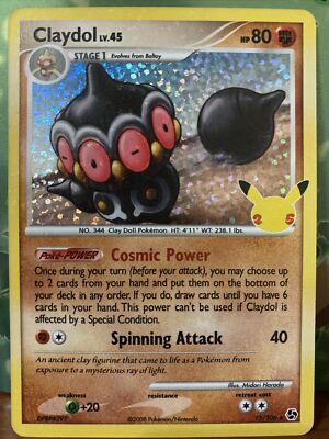 Pokémon TCG Claydol Celebrations: Classic Collection 15/106 Holo Holo ...