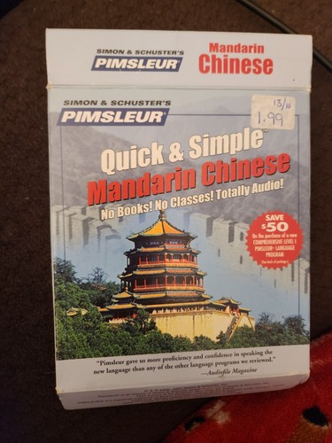 Quick and Simple Mandarin Chinese-4 CDs. Level I, 8 lessons, Listen ...