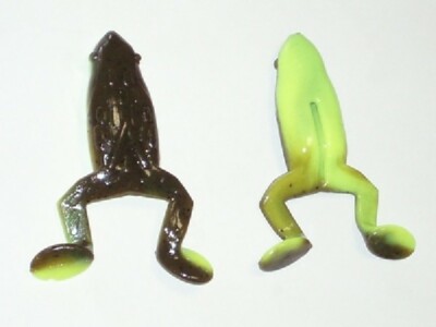 5x DOMINATOR 3.5" KICK'N FROG LURES GREEN PUMPKIN CHARTREUSE | eBay ...