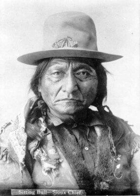 Black and White Photo Sitting Bull Sioux Chief Native American 8x10 ...