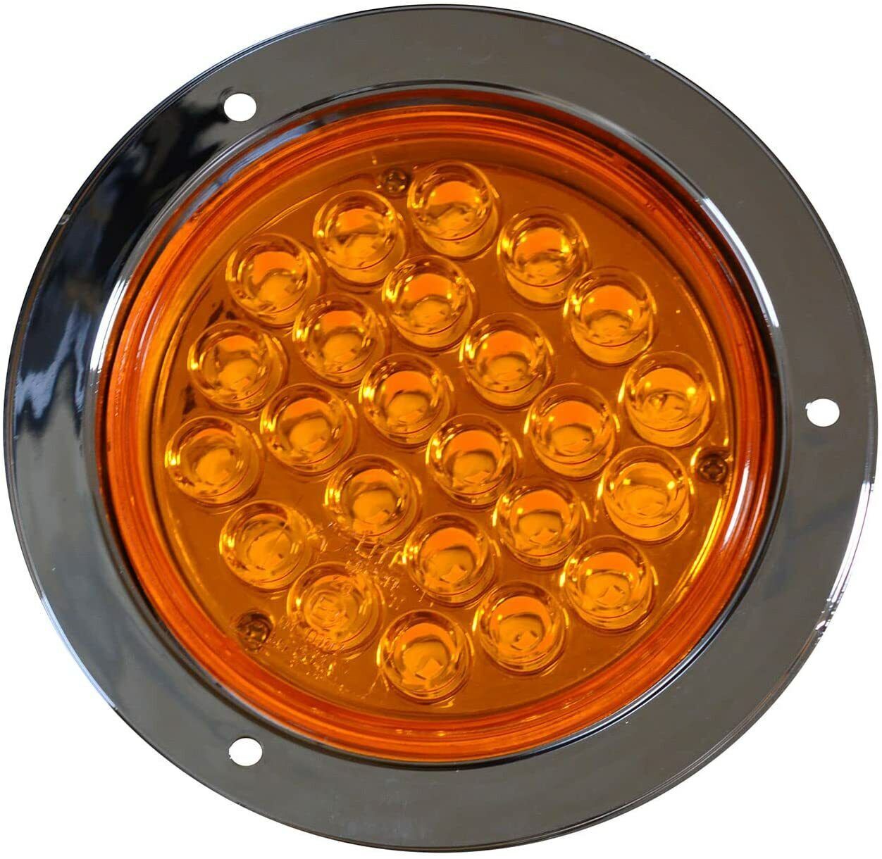 4 Inch Tail Light Side Indicator and Parking Lights with White Ring For ...