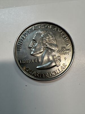 3” Large Quarter Coin Novelty 2011 Giant Metal Huge Vintage Paperweight ...