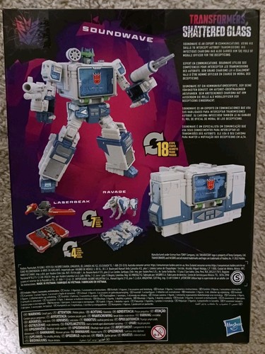 Brand New Transformers Shatterd Glass Soundwave Action Figure | eBay