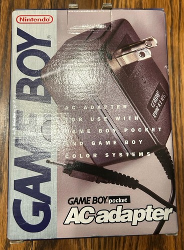 Official Nintendo Gameboy Pocket Gameboy Color GBC AC Adapter w/ Box | eBay