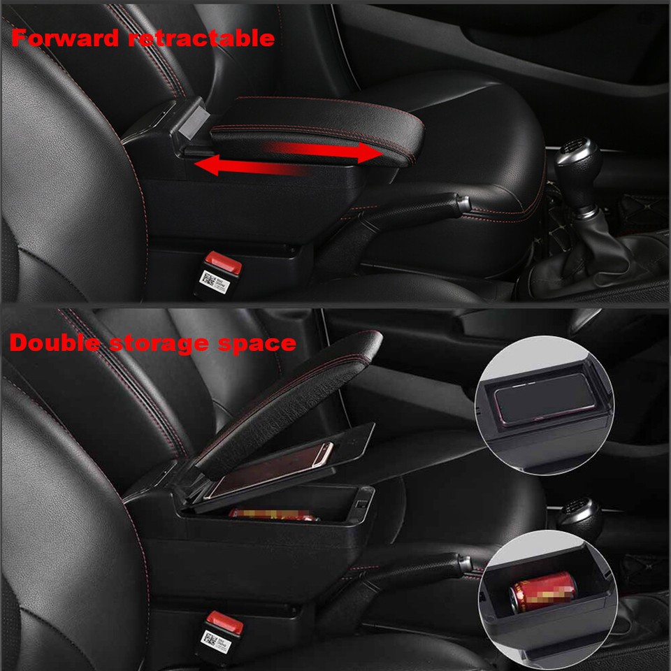 Armrest Box For Opel Astra H 2004-2008 Double Layer Storage Consoles ...