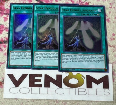 3x (M/NM) - Star Pendulumgraph - PEVO-EN007 - Ultra Rare - 1st Edition ...