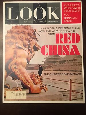 LOOK MAGAZINE DECEMBER 1 1964 RED CHINA BOMB MENACE BONANZA FAMILY | eBay