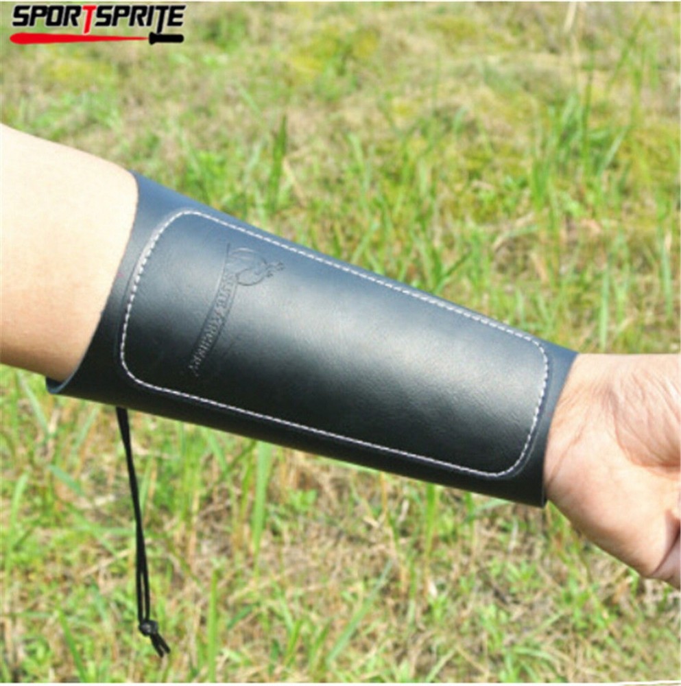 New Leather Archery Wrist Arm Guard Compound Recurve Bow Arm Protection ...