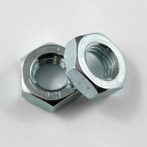 5/16" UNF STEEL LEFT HAND THREAD JAM NUT 10 PACK, LH Lock Nuts Rod End ...