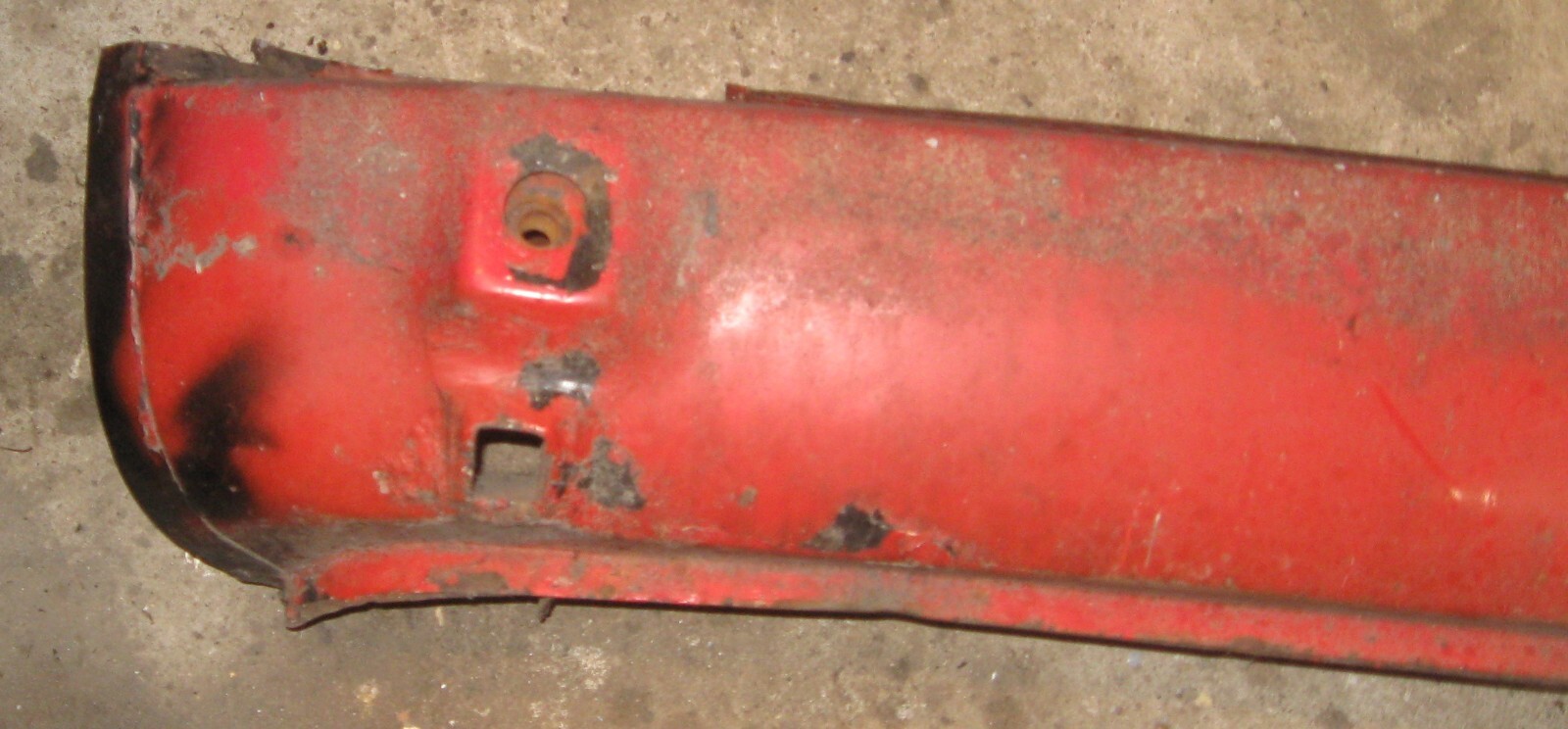 Sunbeam Alpine V / Late Tiger Rear Valence Body Panel Cut-Out Used Orig ...