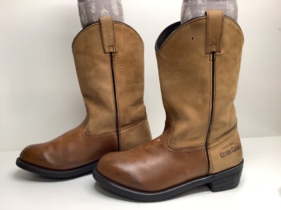 VTG MENS GUIDE GEAR COWBOY BROWN BOOTS SIZE 9 D | eBay