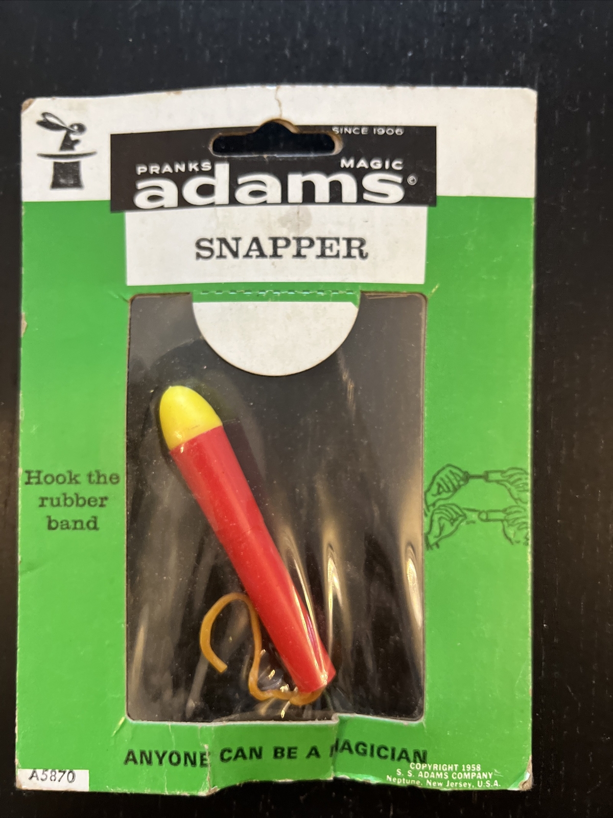 3x Vintage Adams Prank Magic Puzzles Snapper Kits NEW SEALED + Book Lot ...