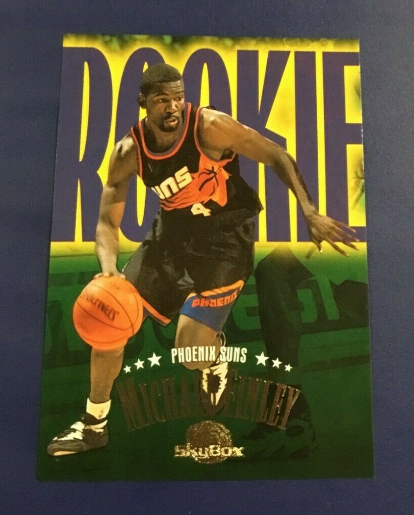 1995-1996 Skybox Premium # 236 MICHAEL FINLEY ROOKIE Phoenix Suns ...