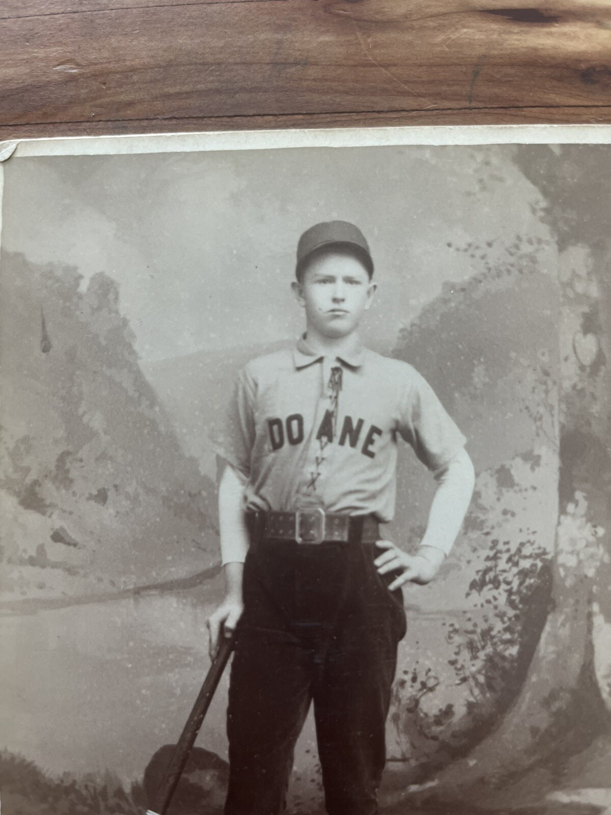 Original 1880s-90s BASEBALL PLAYER Doane University CABINET Card PHOTO ...
