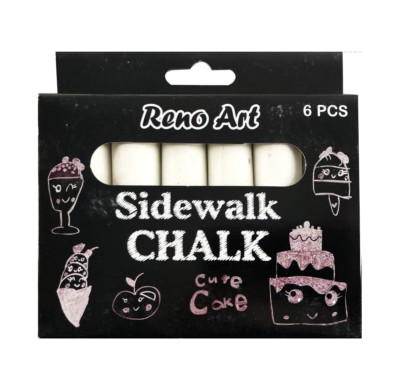 White Jumbo Chalk, 3 Boxes, Classic Craft Jumbo Art Chalk for Kids ...