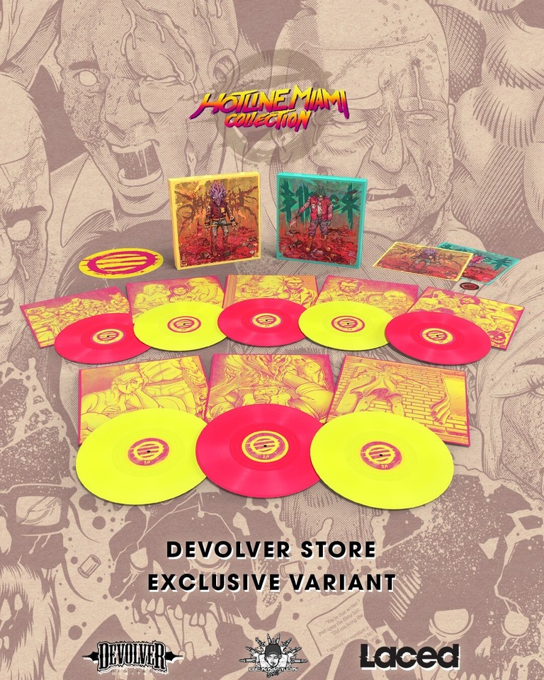 Hotline Miami 1 2 The Complete Collection Vinyl Soundtrack Box Set 8LP ...