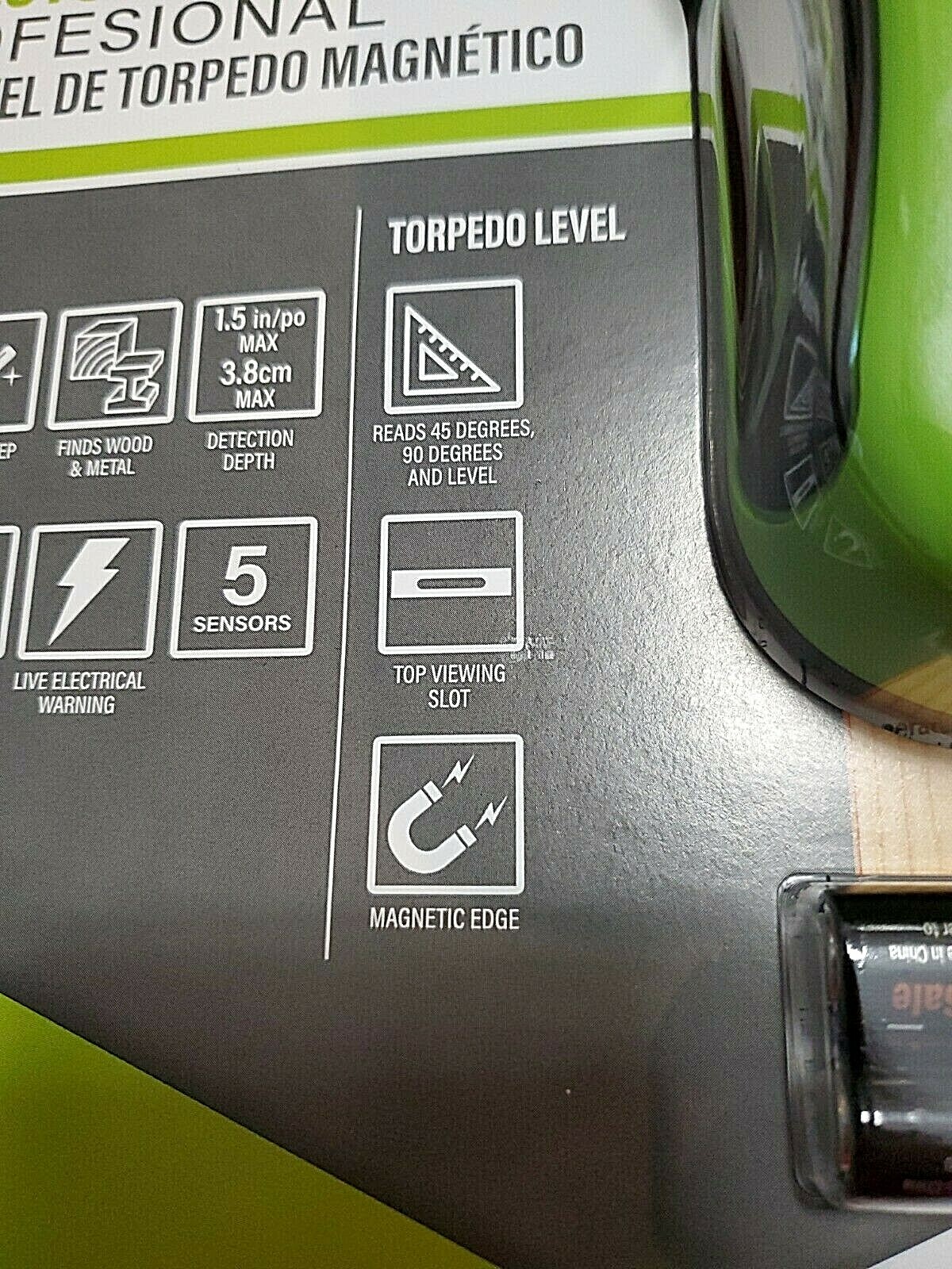 Precision Sensors ProFinder 550 Professional Stud Finder & Magnetic ...