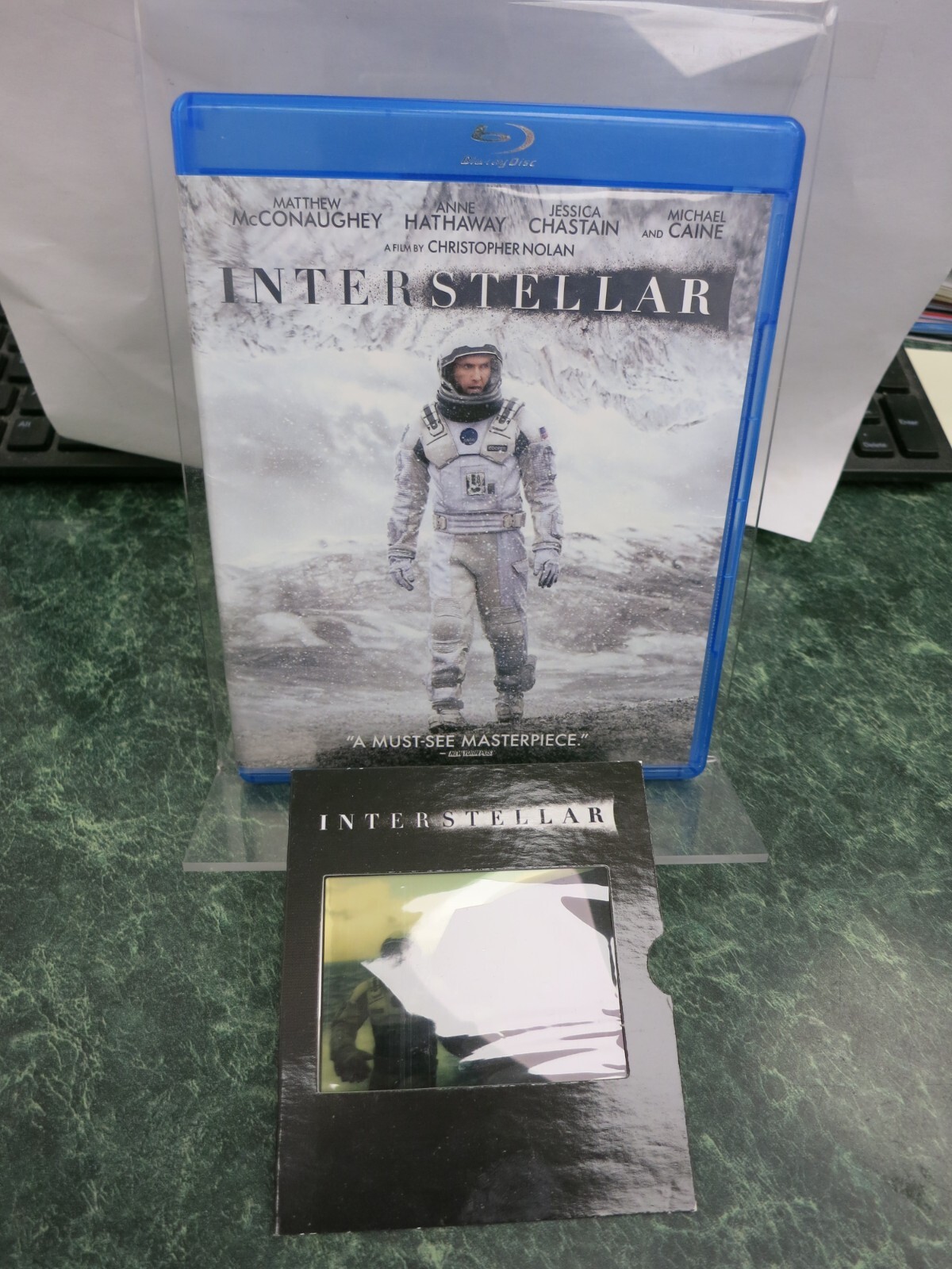 Interstellar (Blu-ray Disc, 2015, 2-Disc Set) + IMAX Film Cell ...