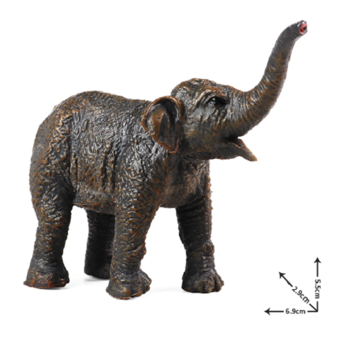6.9cm Mini Elephant PVC Toy Wild Animal Figure Doll Kids Gift | eBay