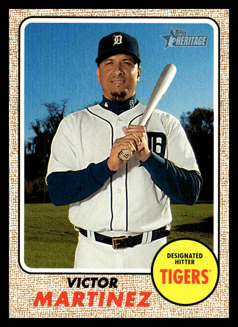 2017 Topps Heritage #251 Victor Martinez Detroit Tigers | eBay