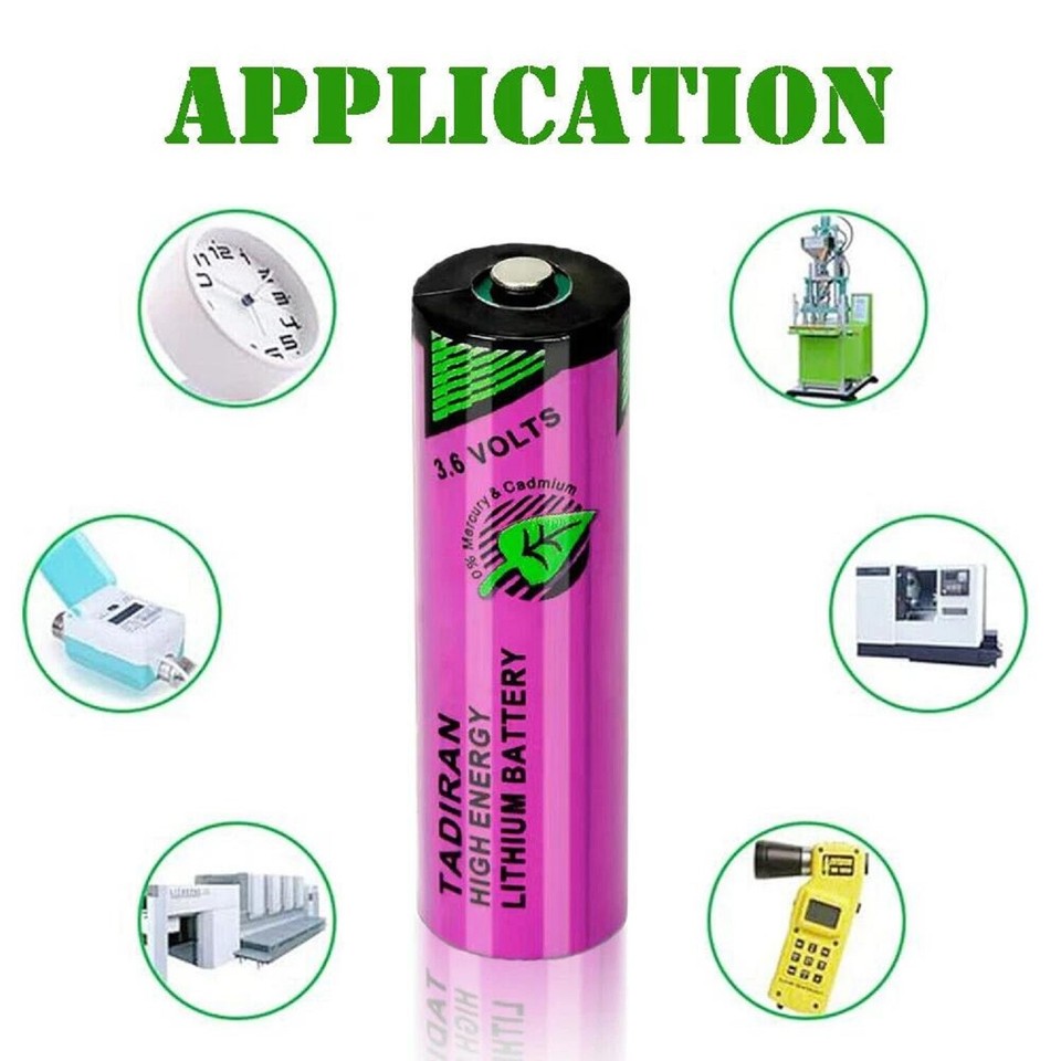 4PCS 2400mAh 3.6V SL-360 PLC Lithium Battery for Tadiran TL-5903 S7-400 ...
