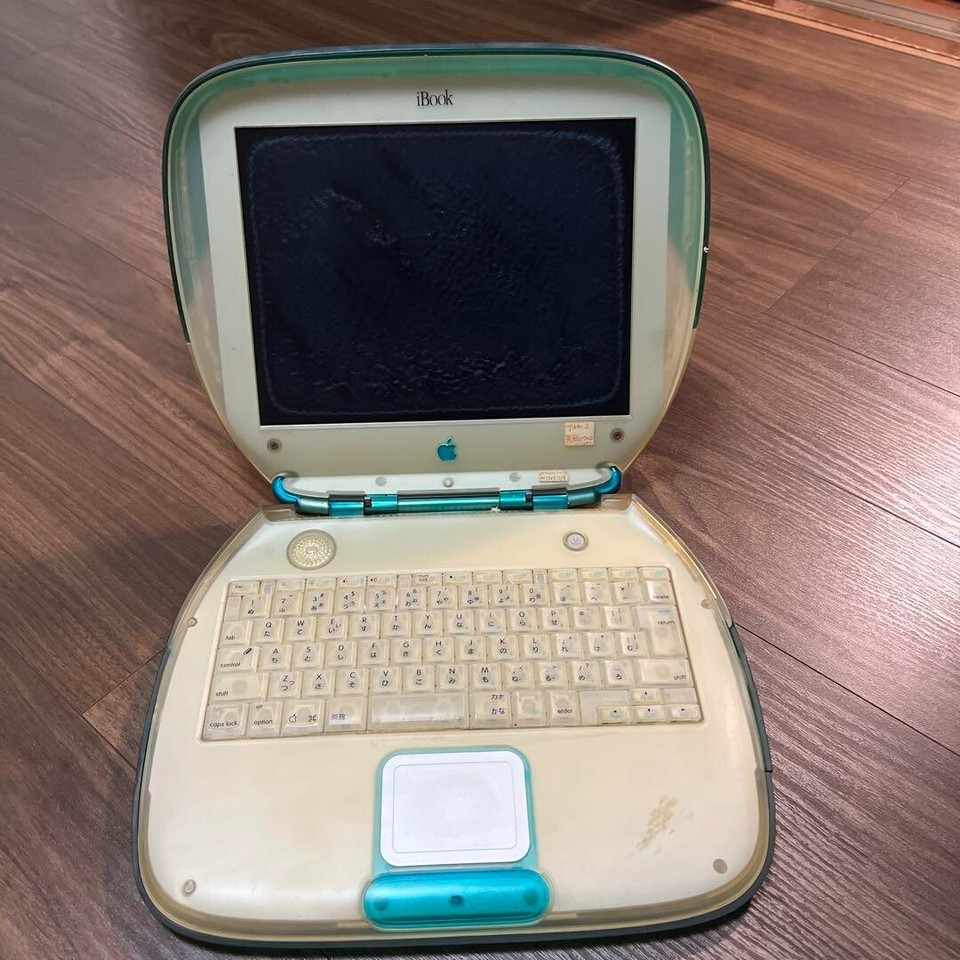 Apple iBook G31 blue Clamshell 366 MHz/128MB/10GB Body AC100V Junk | eBay