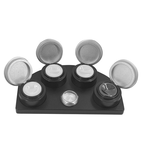 Alloy Watch Oil Lubrication Stand Oiler Holder w/ 4 Cups Watchmaker ...