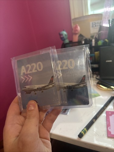 DELTA AIR LINES 2025 A220-300 BRAND NEW PILOT TRADING CARD #64 | eBay