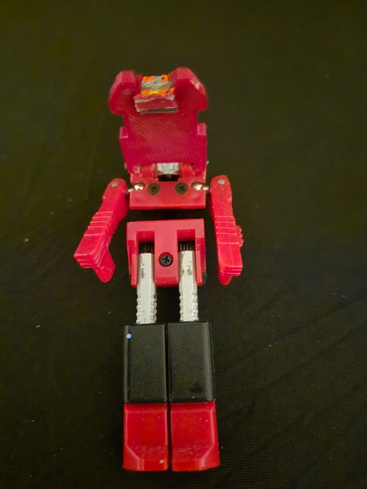 Vintage 1984 Bandai GOBOTS SCOOTER Custom with 3D printed flip face ...