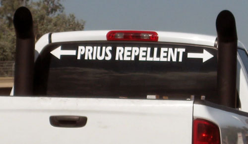PRIUS REPELLENT Vinyl Decal Sticker Turbo Diesel Truck 7.3L 6.7L 6.6L ...