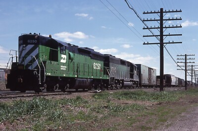 JT Original Slide BN Burlington Northern SD24 #620+3033 w/Train in 1978 | eBay